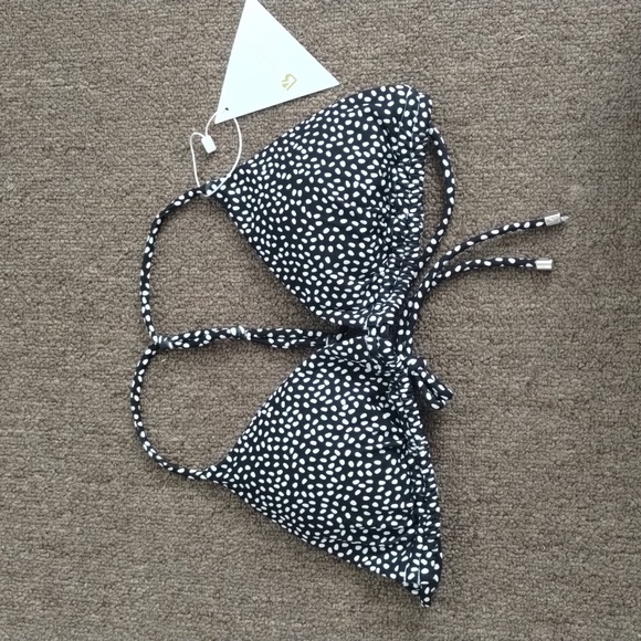 Buffbunny Collection | Swim | Buffbunny Black Bossy Print Triangle ...